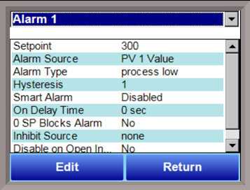 Alarm Setup